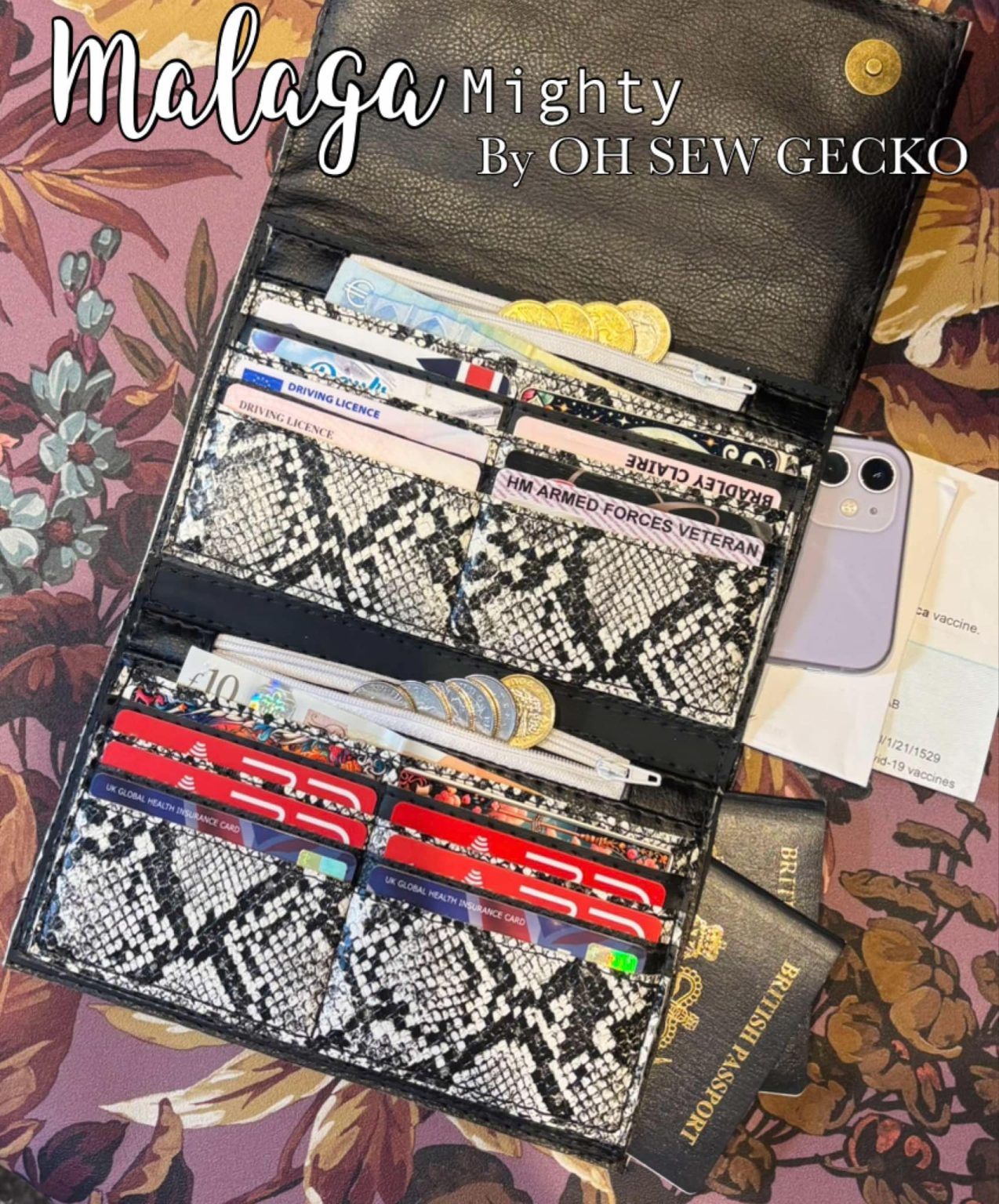 Malaga Mighty Wallet Pattern – Oh Sew Gecko